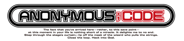 Adventure Corner ~ Anonymous;Code - RPGamer