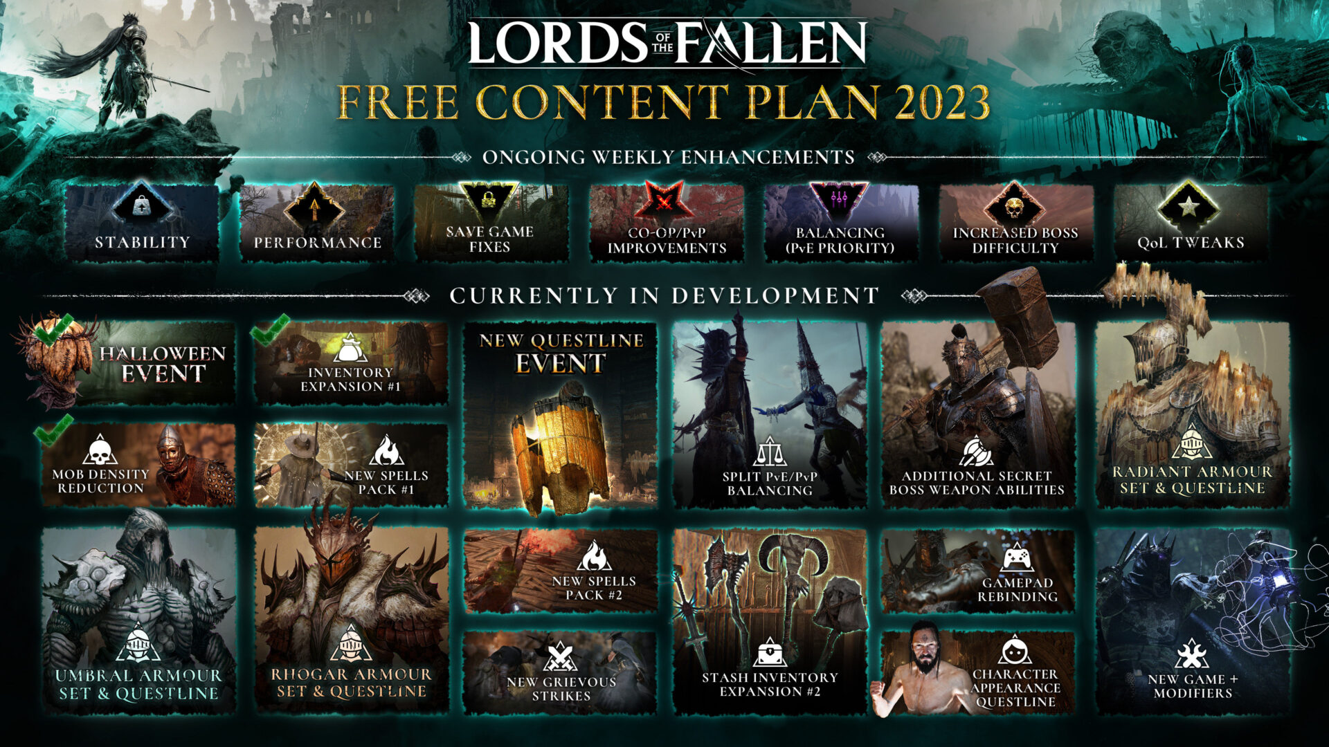 Lords of the Fallen Reboot Update Features Difficulty Reblancing, More - RPGamer